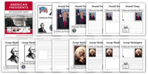 American Presidents Notebooking Pages - NotebookingPages.com