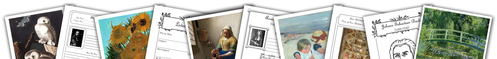 Artist, Composer, & Poet Notebooking Pages Notebooking Pages ...