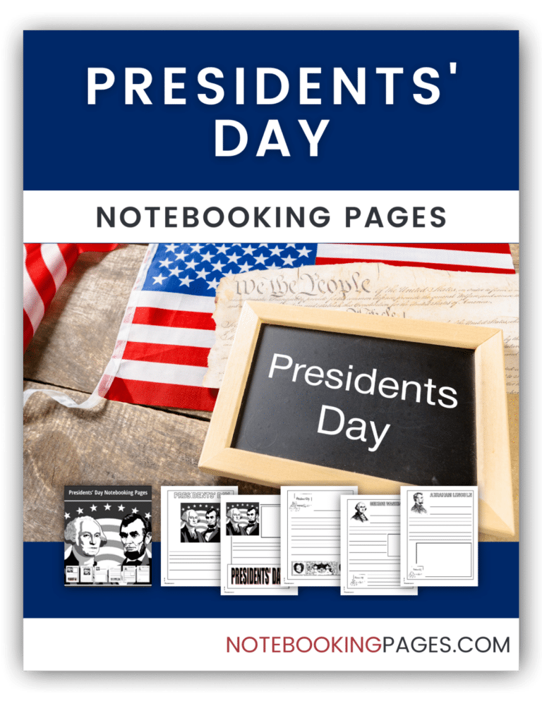Presidents’ Day Notebooking Pages (FREE) - NotebookingPages.com