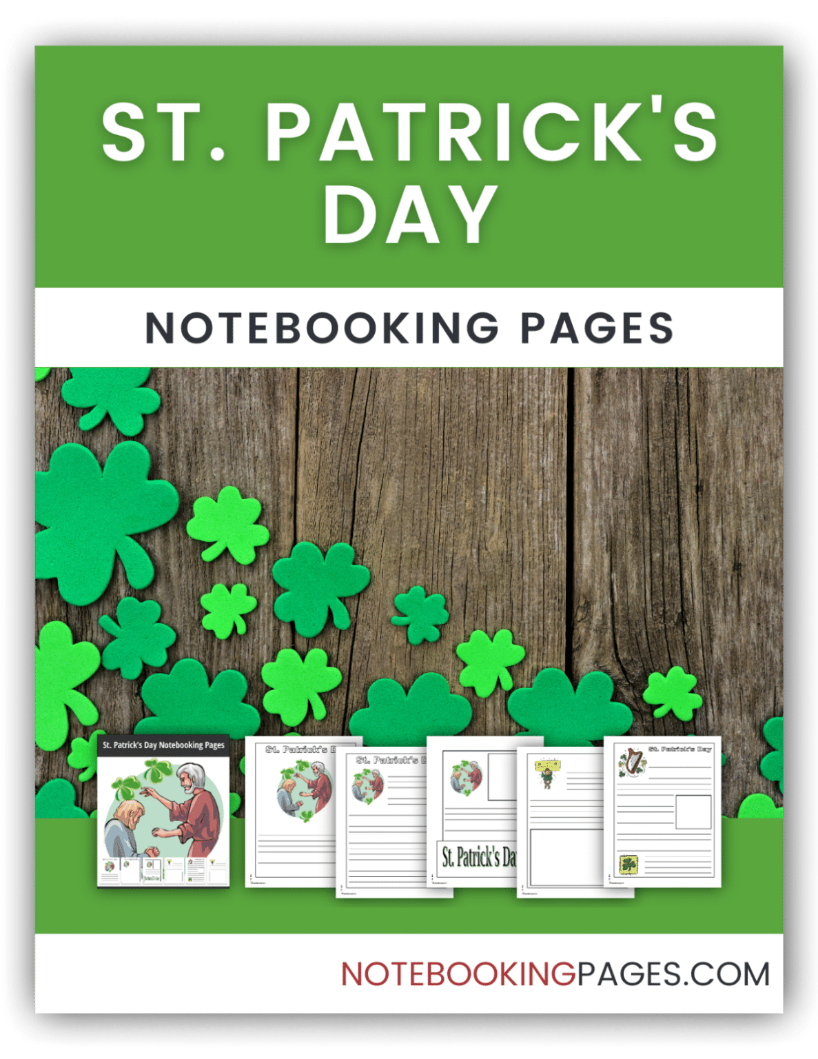 St Patrick’s Day Notebooking Pages (FREE) - NotebookingPages.com