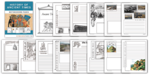 History of Ancient Times Notebooking Pages - NotebookingPages.com